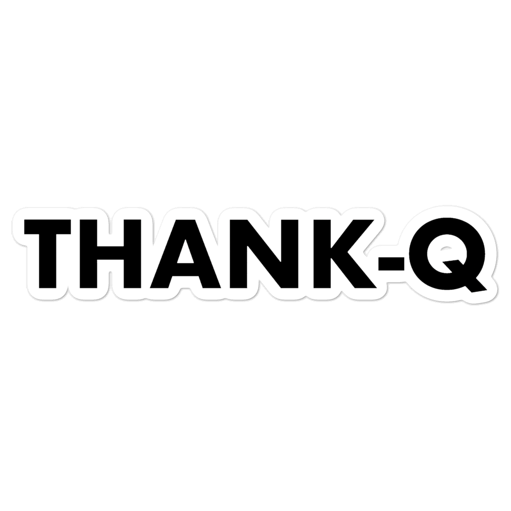 Thank-Q Sticker – Darren Hub